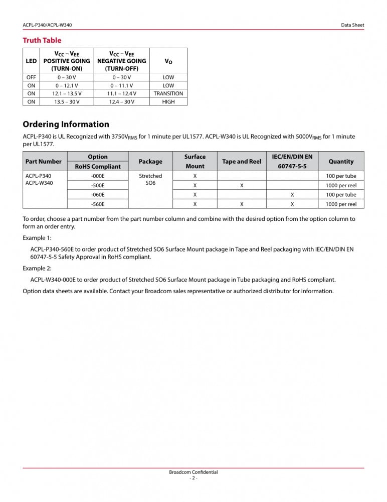 ACPL-W340-500E datasheet page 2
