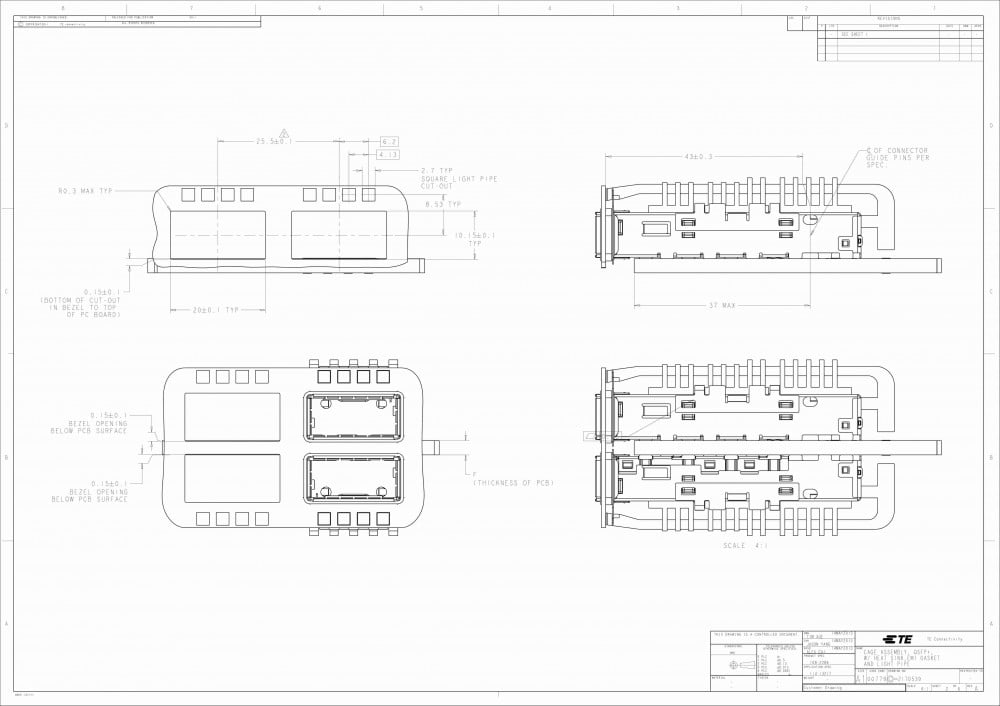 TE Connectivity 2170539-2 drawing page 2