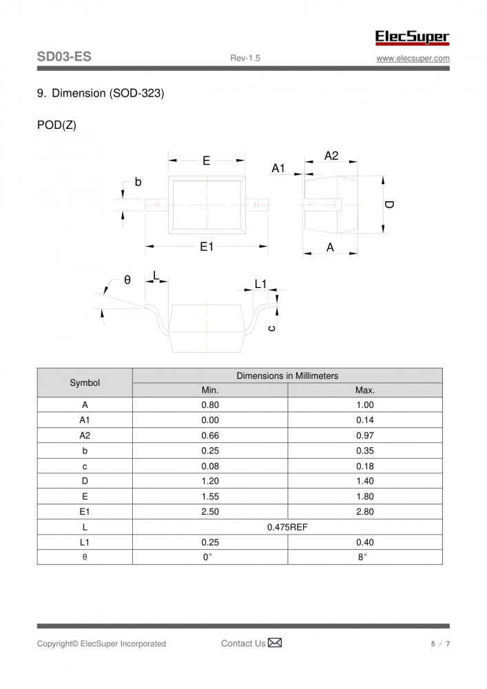 SD03-ES datasheet page 5