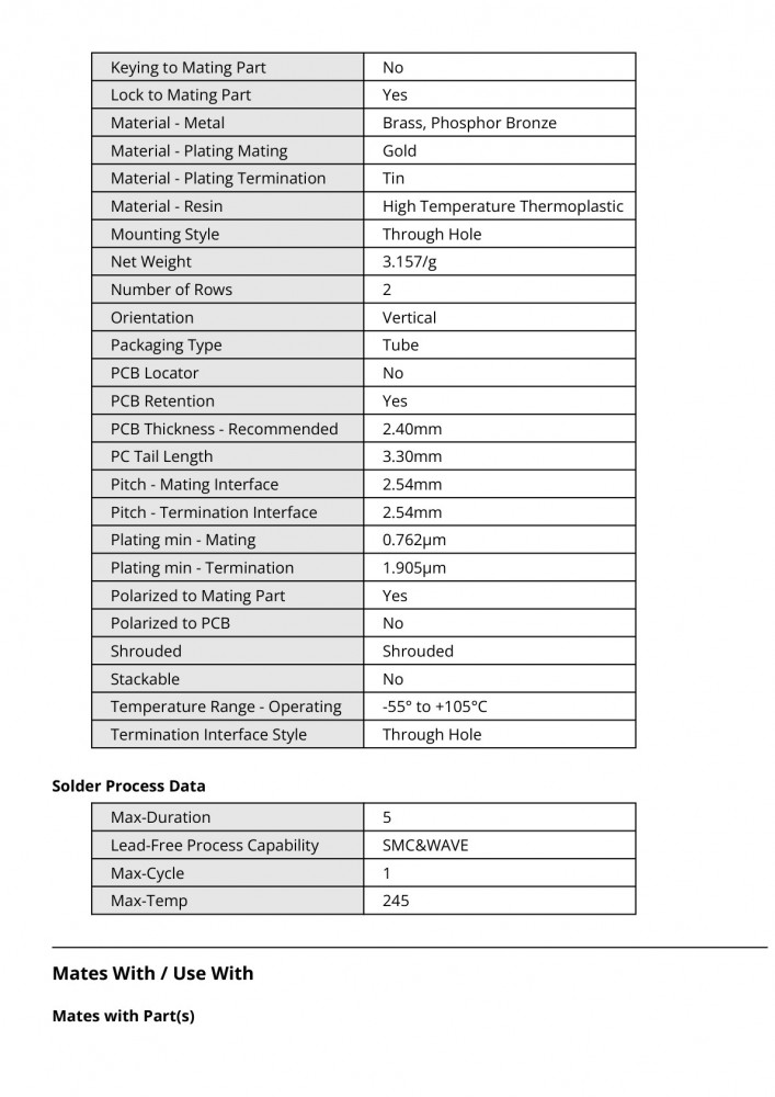 MOLEX 15800185 document image 3