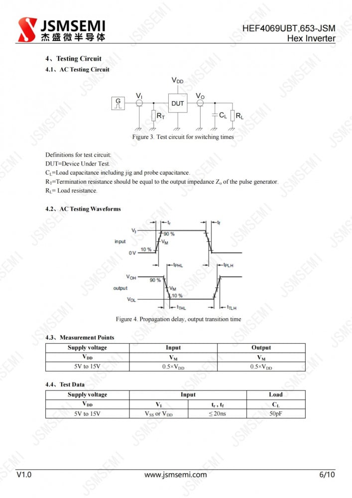 HEF4069UBT,653-JSM datasheet page 6