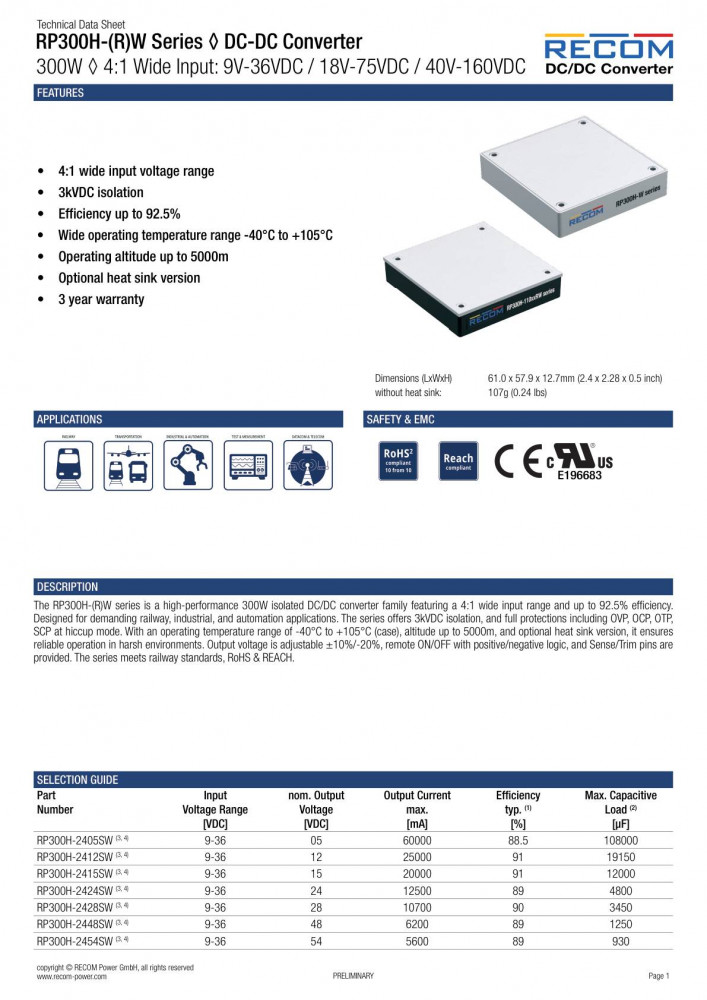 Technical document page 1