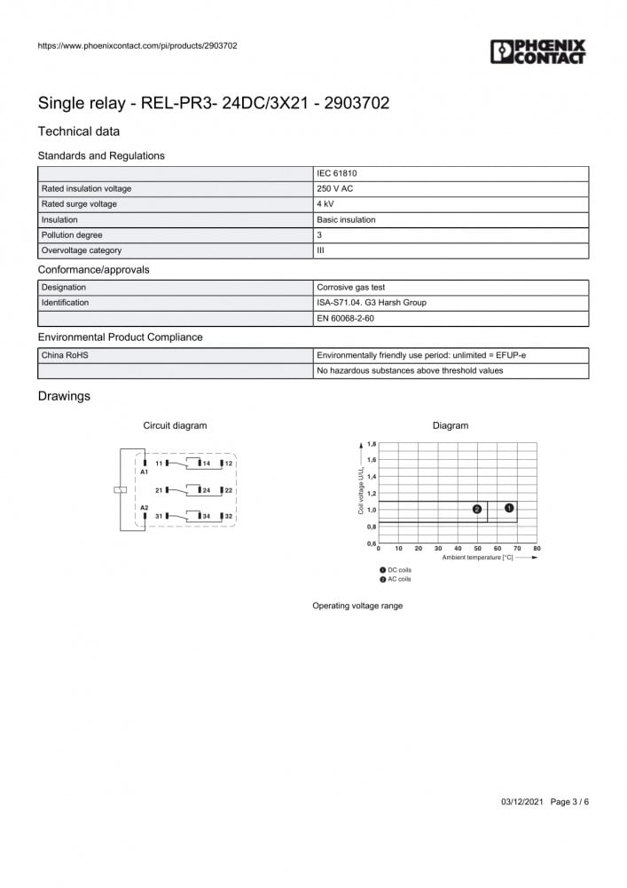 Phoenix Contact 2903702 technical document page 3