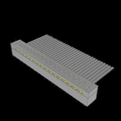 Samtec TCSD-20-01-F Free Hanging Panel Mount Chip