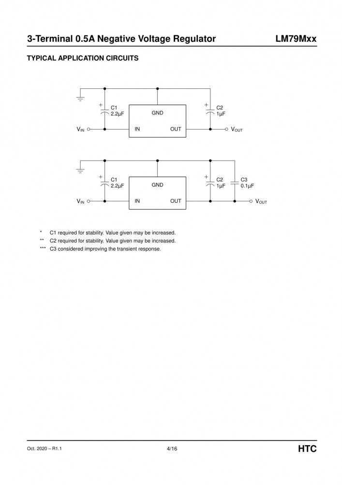 LM79M05TP datasheet page 4