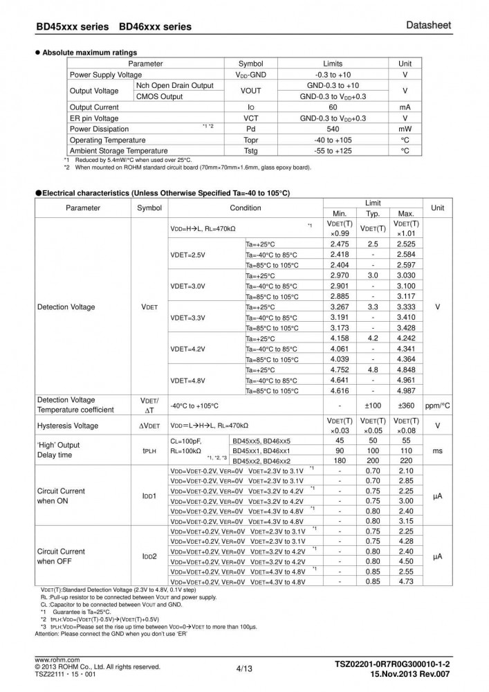 BD45292G-TR datasheet page 4