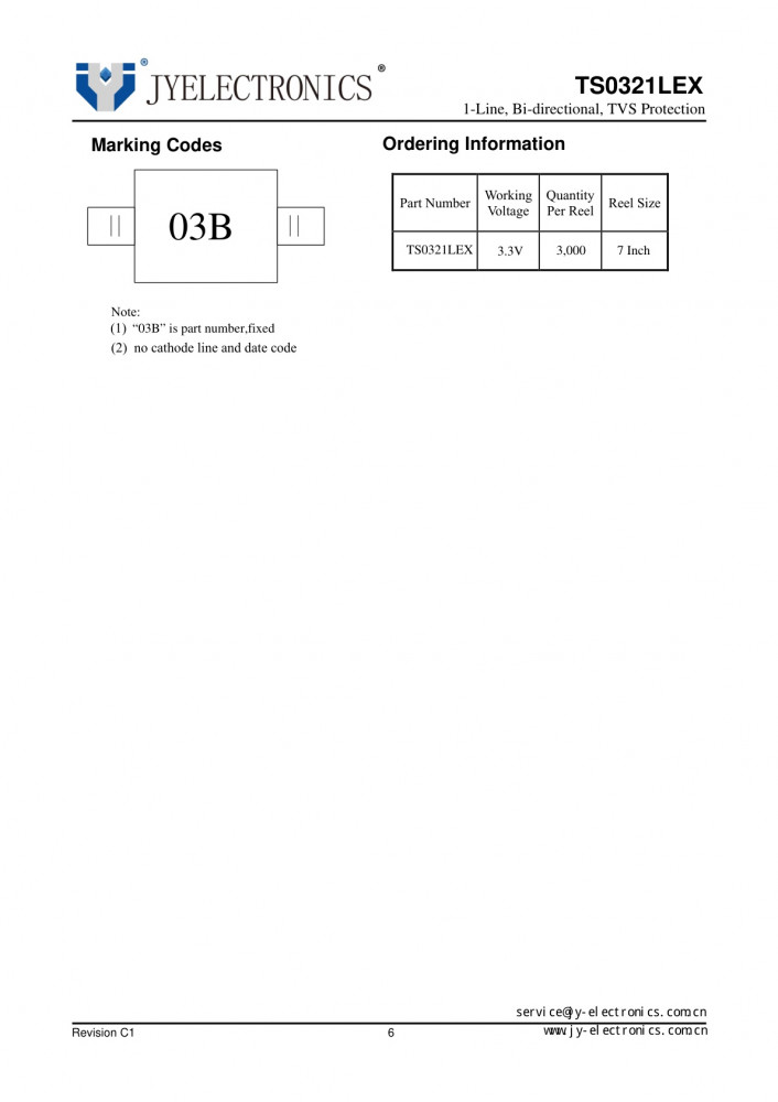 TS0321LEX datasheet page 6