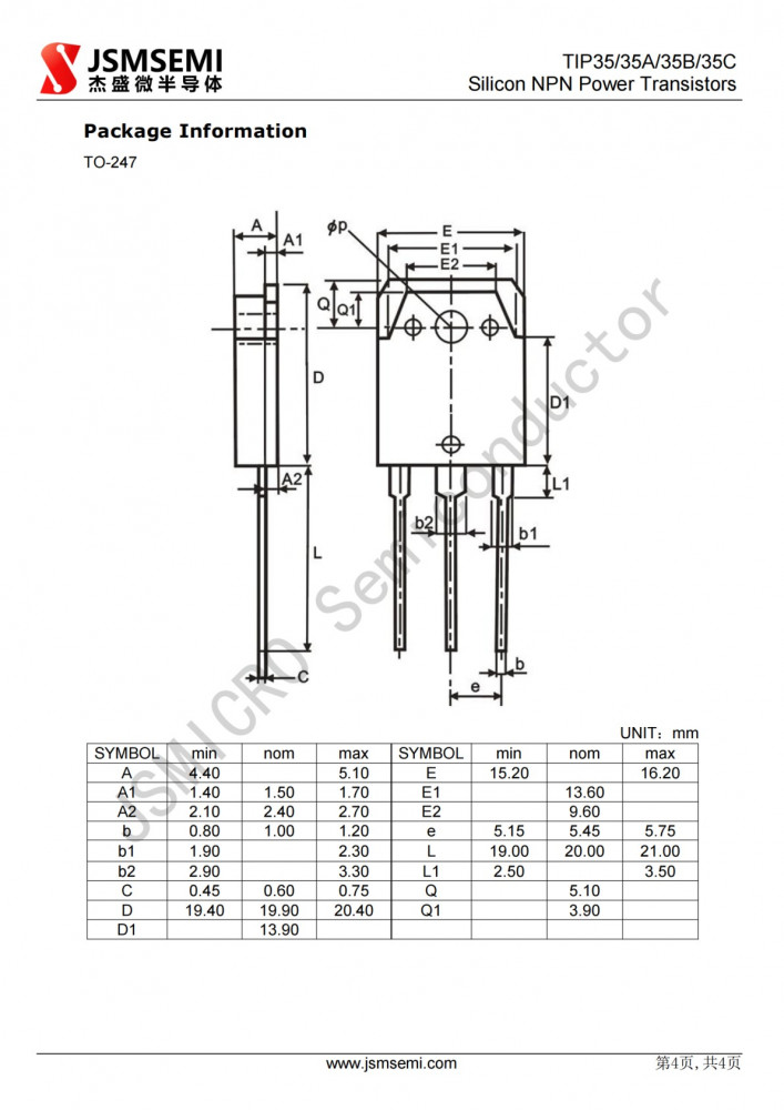TIP35C-JSM datasheet page 4