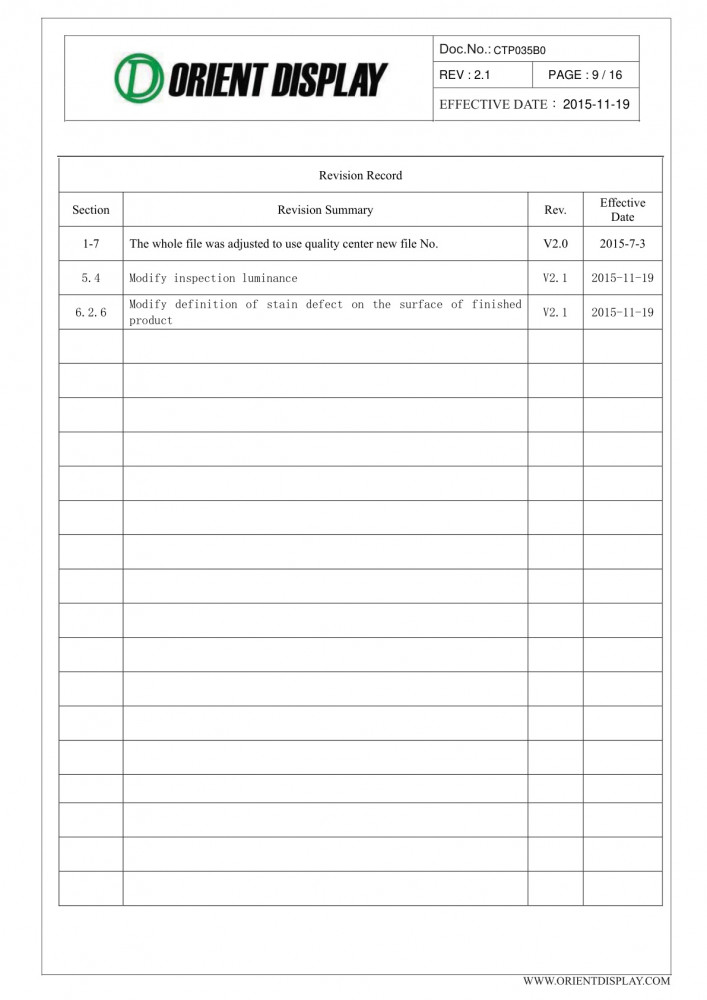 CTP035B0 document image, page 9