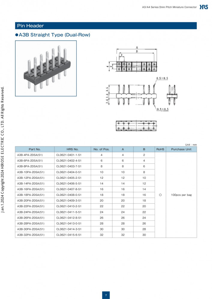 HRS A4B-10S-2C documentation page 7
