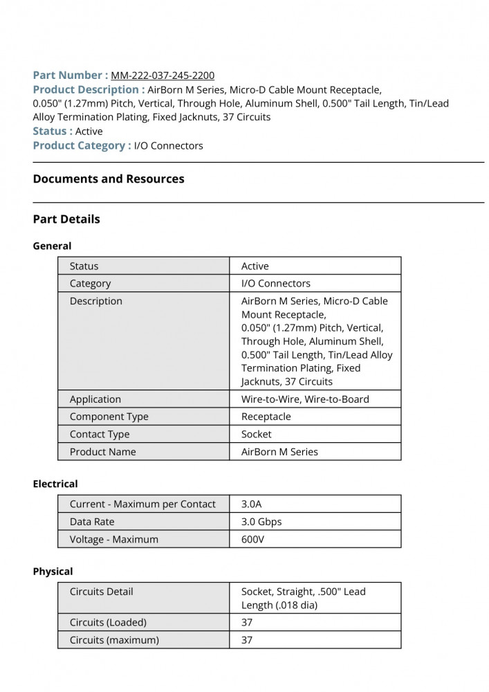 MM-222-037-245-2200 technical document image, page 1
