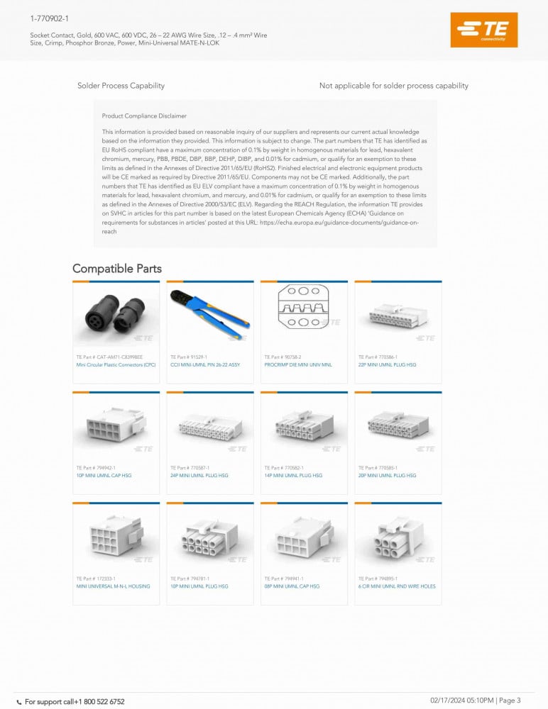 TE Connectivity 1-770902-1 technical document page 3