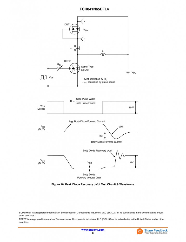 FCH041N65EFL4 datasheet page 8