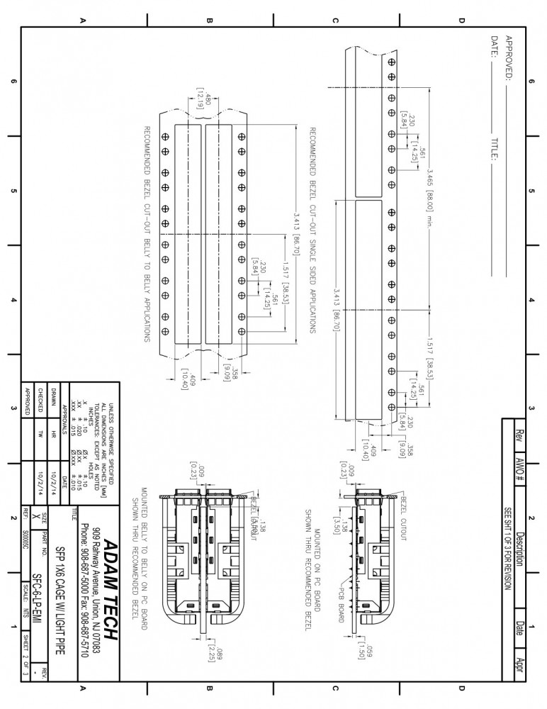 ADAM TECH SFC-6-LP-EMI drawing page 2