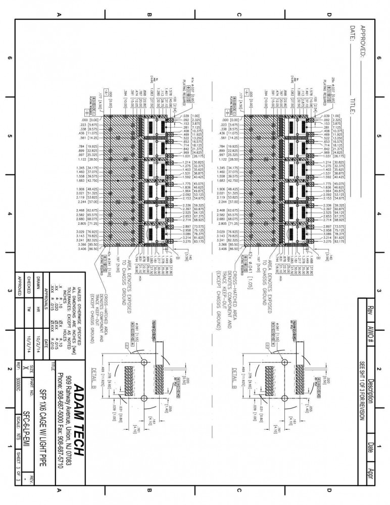 ADAM TECH SFC-6-LP-EMI drawing page 3