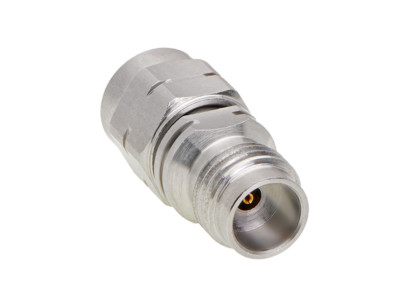 N Jack Bulkhead-to-SMA Jack, Between-Series Adapter, Tray, 50 Ohms