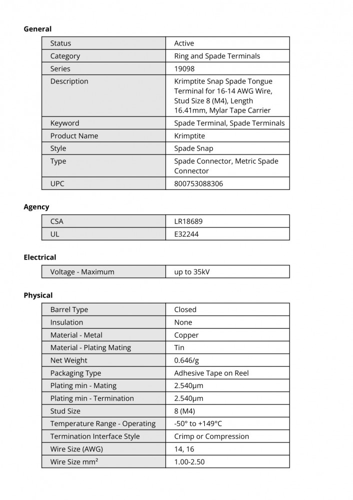 MOLEX 190980048 document image 2