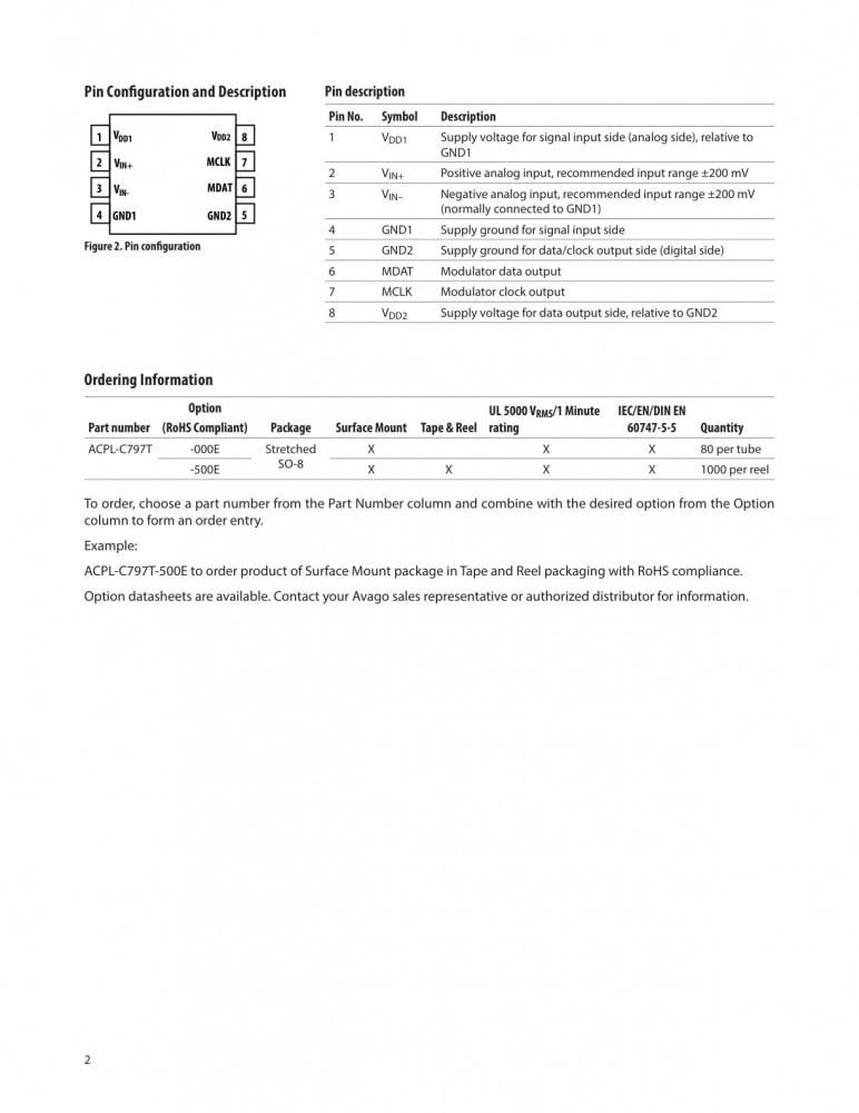 ACPL-C797T datasheet page 2