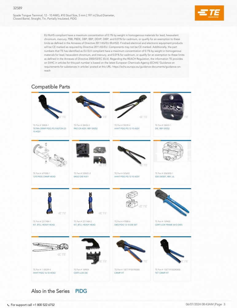 TE Connectivity 32589 technical document page 3