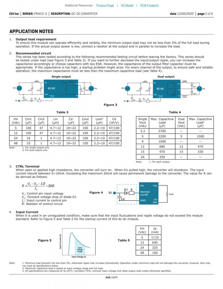 CUI PRMC3-S datasheet page 5