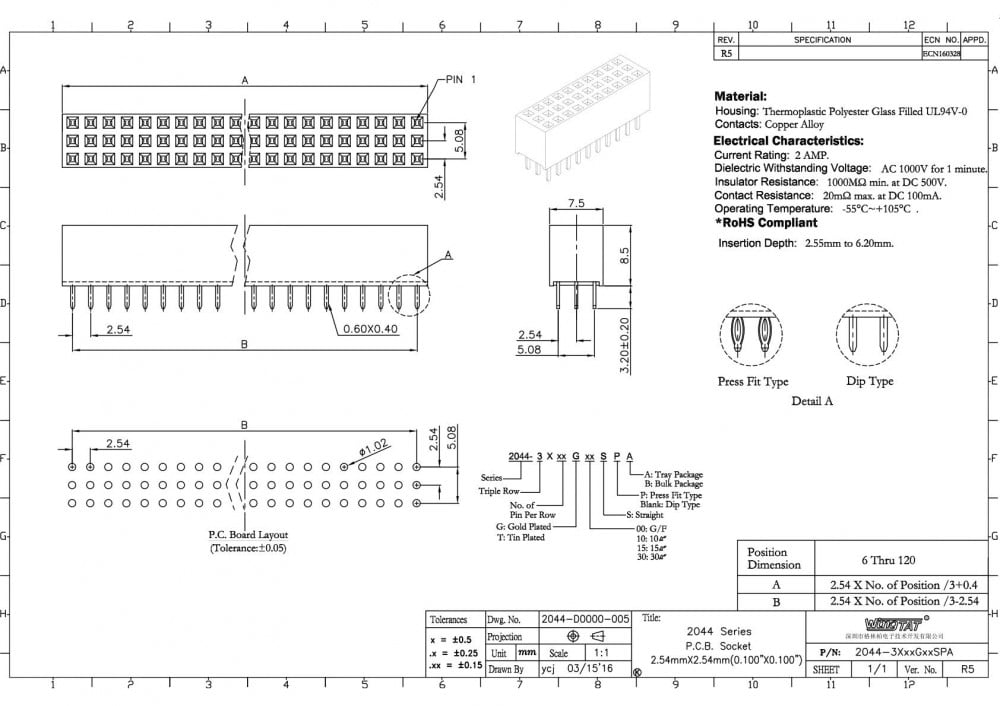 WingTAT 2044-3X02G00SA technical document