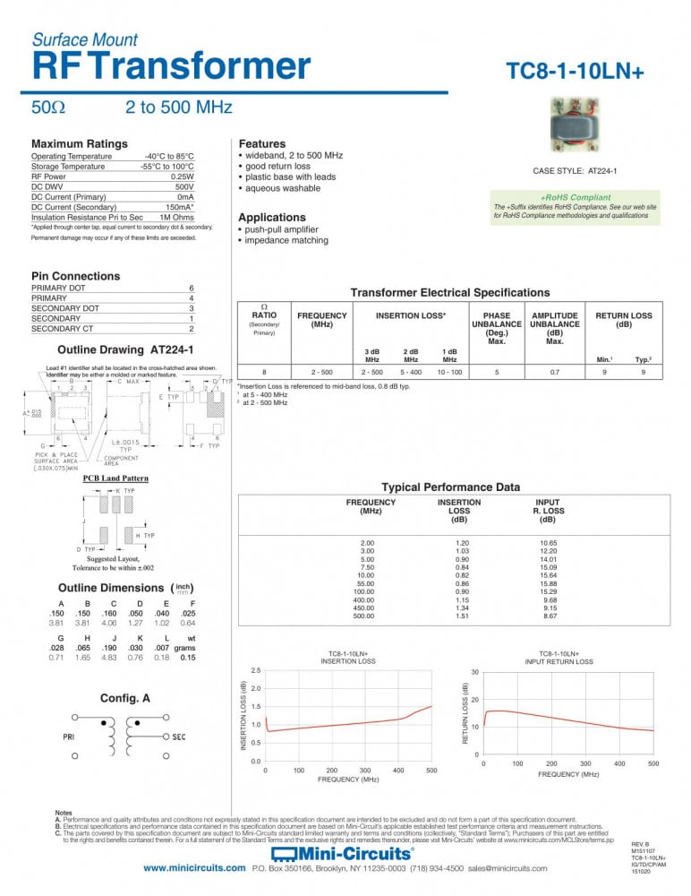 TC8-1-10LN+ technical document preview