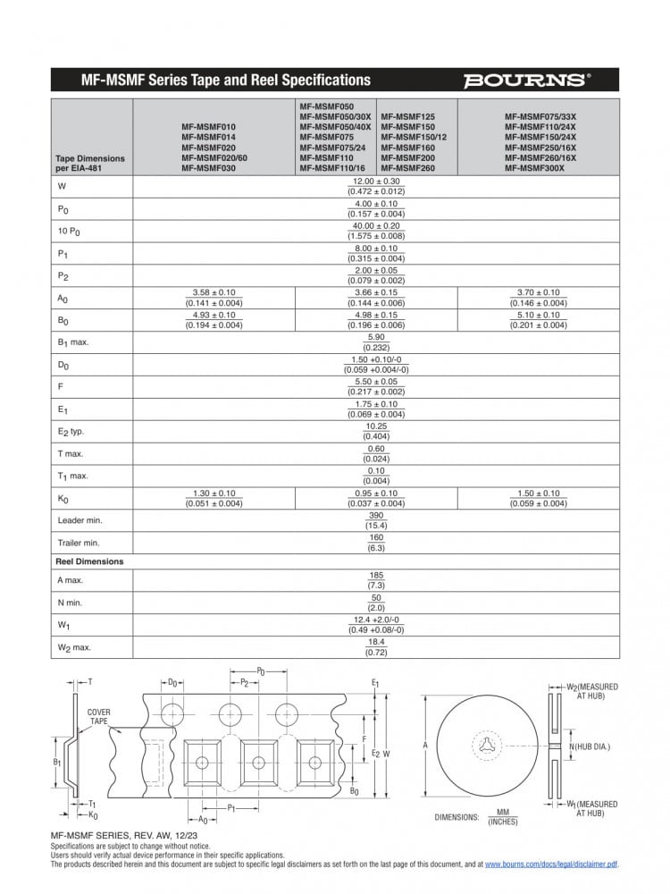 BOURNS MF-MSMF datasheet page 6