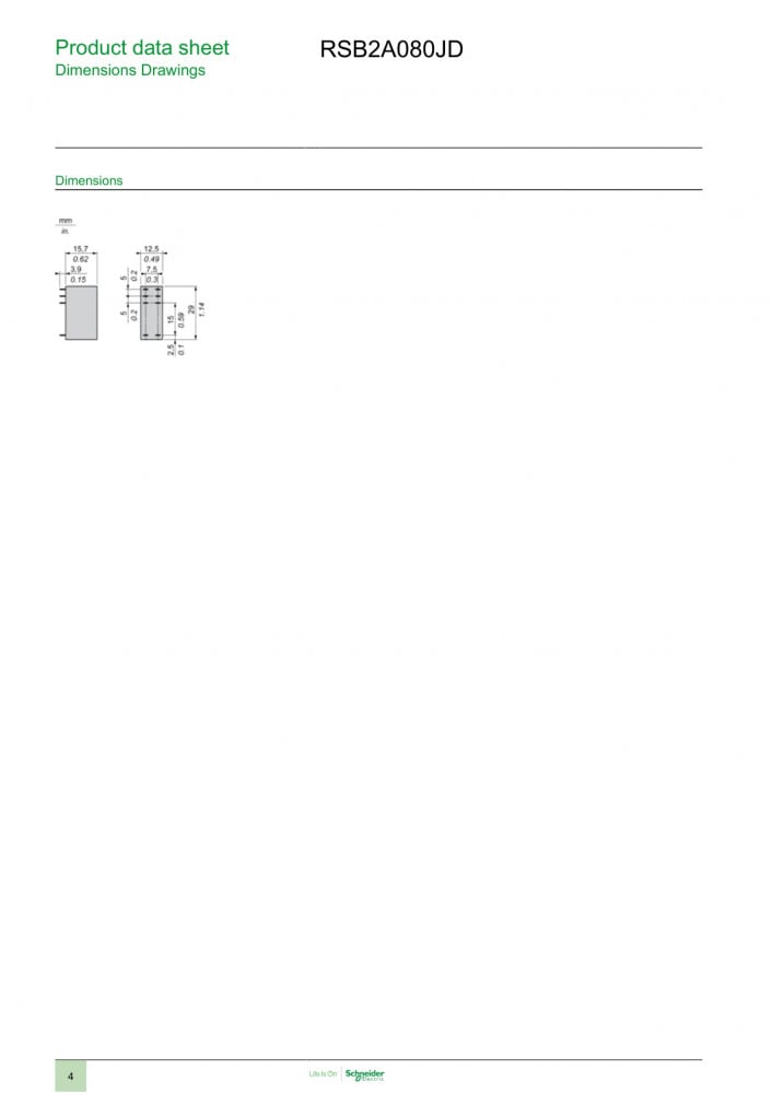 RSB2A080JD technical document page 4
