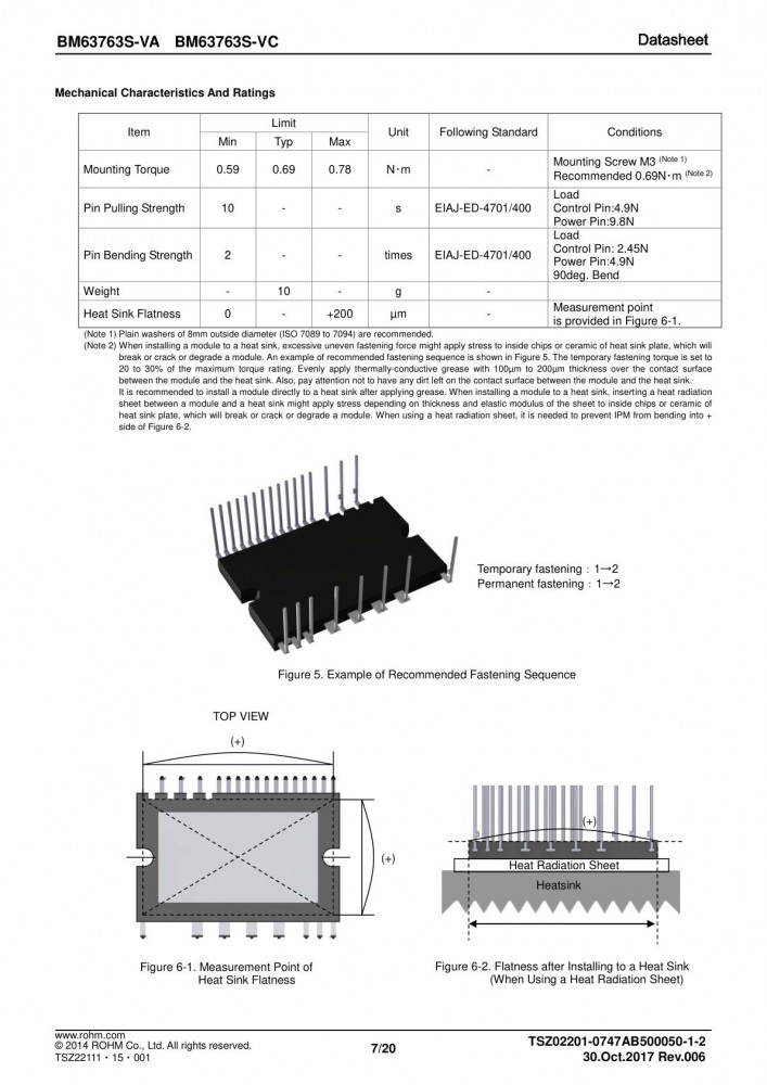 BM63763S-VC datasheet page 7