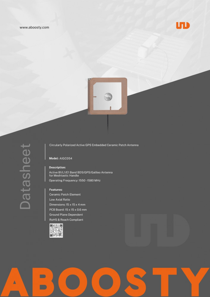 AIGC054 datasheet page 1