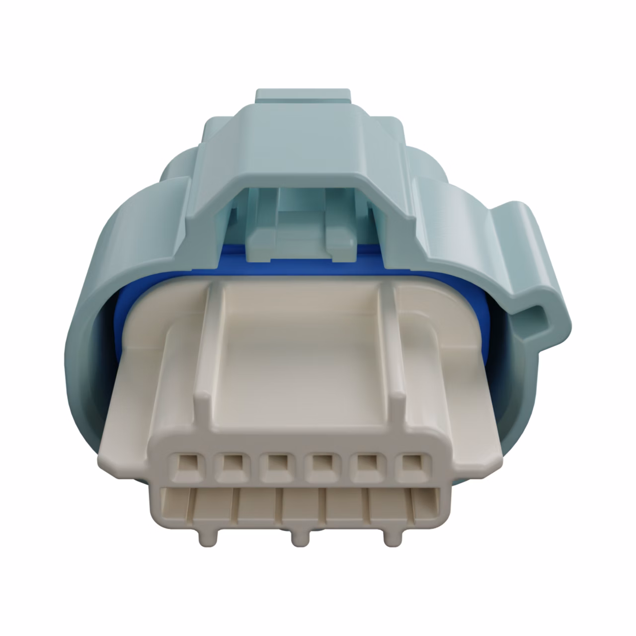 Squba Sealed Receptacle Assembly, 1.80mm Pitch, Single Row, 6 Circuits, Mint for sale