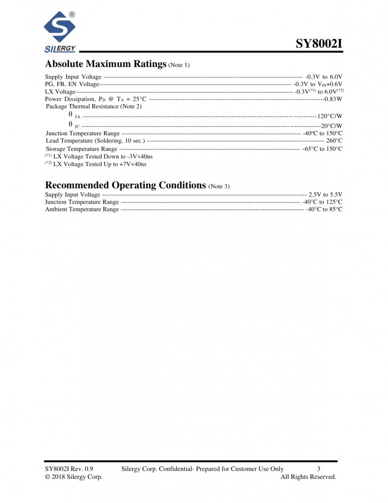 SY8002IABC datasheet page 3