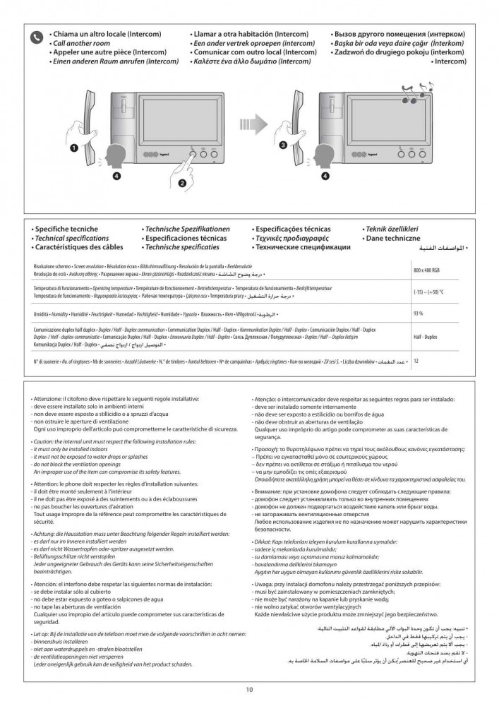 Legrand 369575 documentation page 10