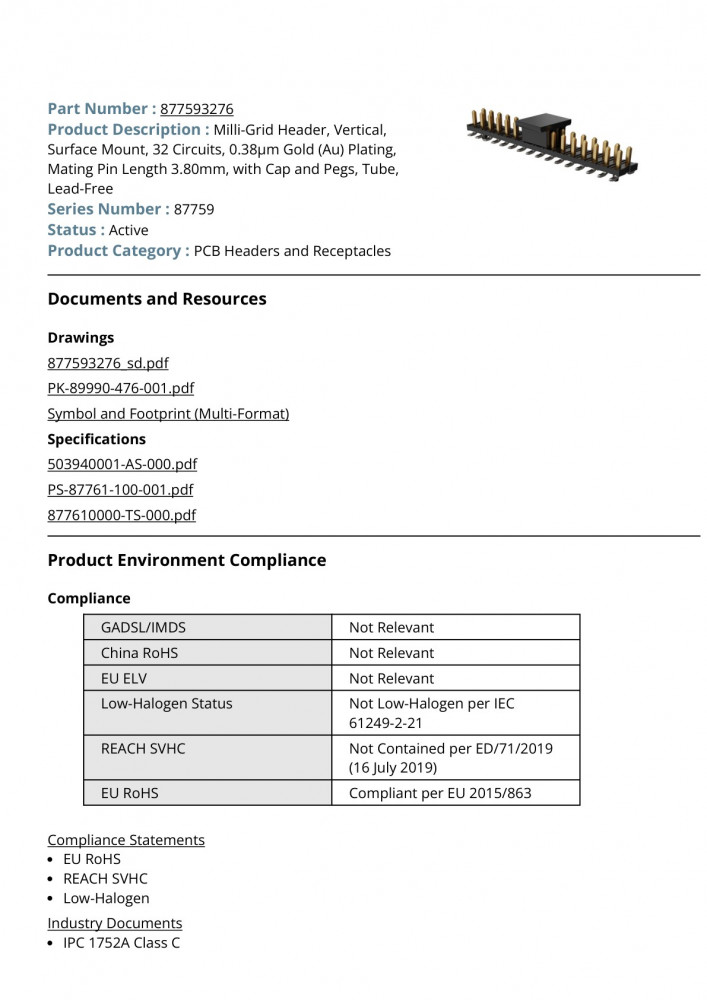 877593276 product document image, page 1