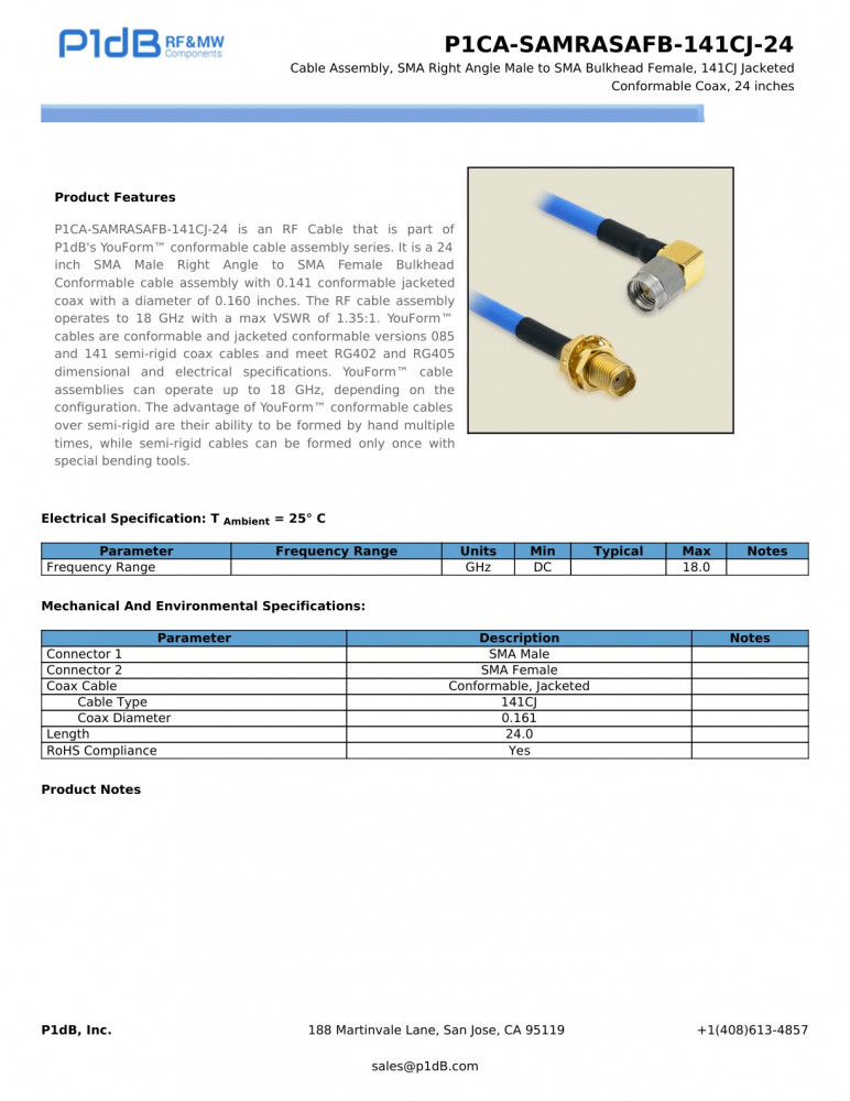 P1CA-SAMRASAFB-141CJ-24 technical document image