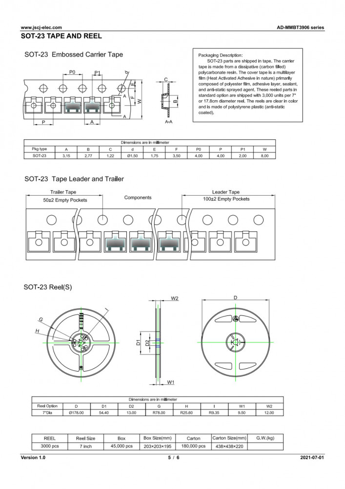 AD-MMBT3906 datasheet page 5