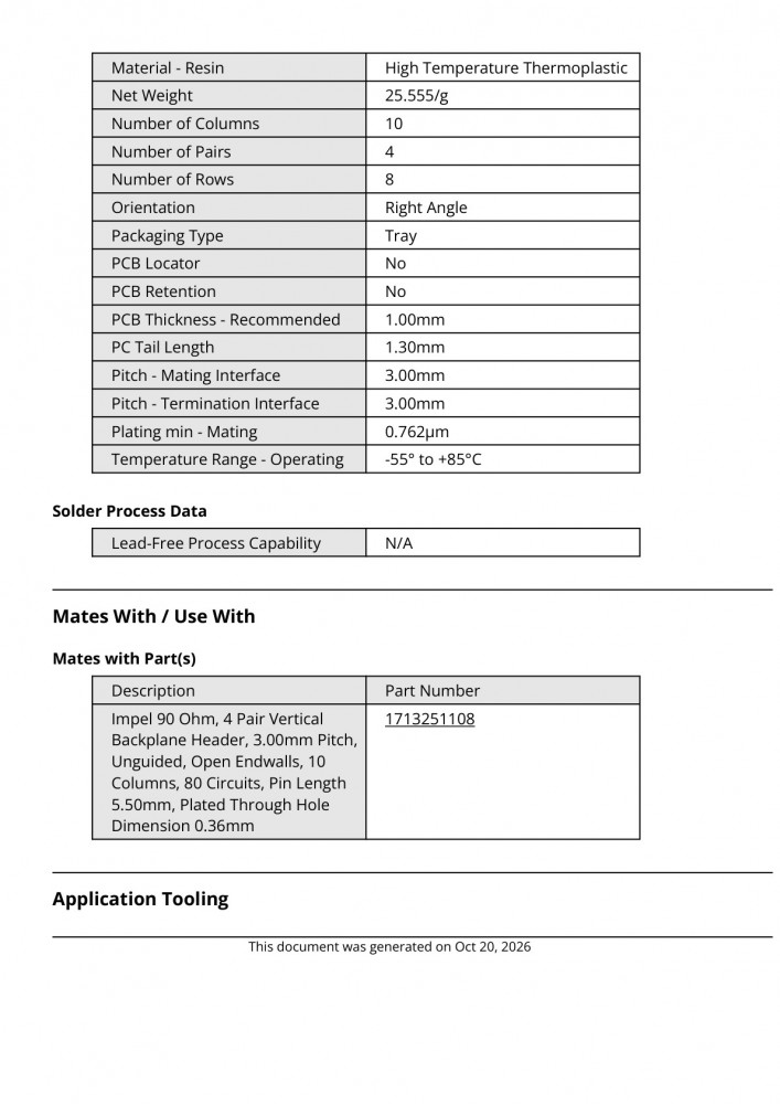 MOLEX 1713291020 technical document image 3