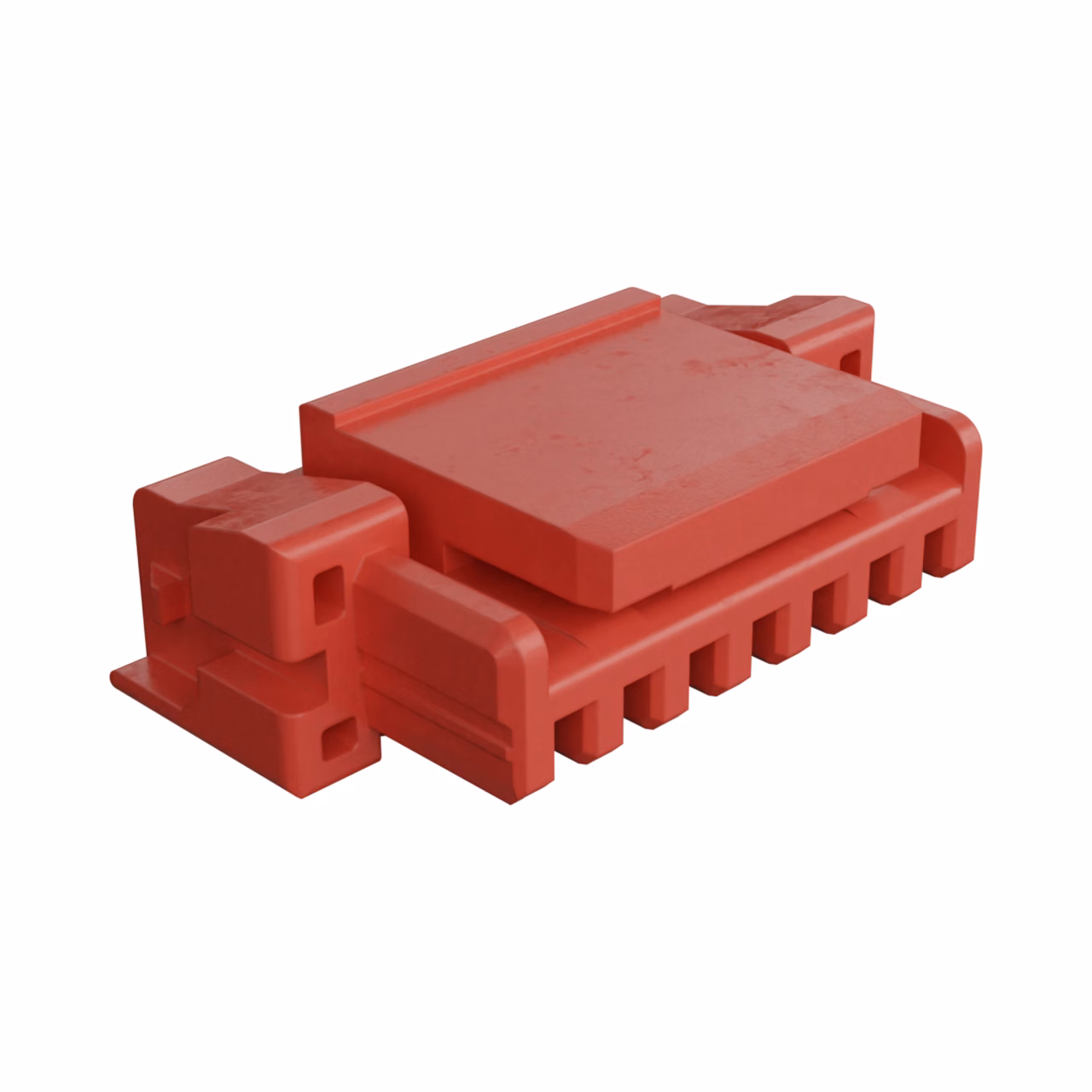 Micro-Lock Plus TPA Type Receptacle Housing, 1.25mm Pitch, Single Row, Positive Lock, 7 Circuits, Red for sale