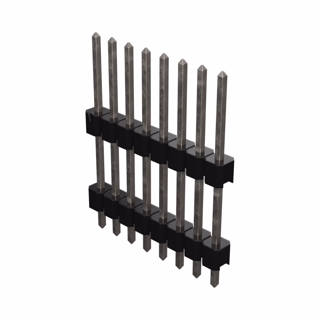 KK 254 PCB Header, Single Row, Dual Body, Through Hole, Vertical, 8 Circuits, 2.50µm Tin (Sn) Plating, 12.00mm Stacking Height, Tray Packaging, Lead-Free for sale