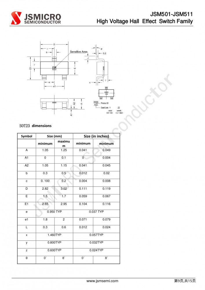 JSM502 datasheet page 9