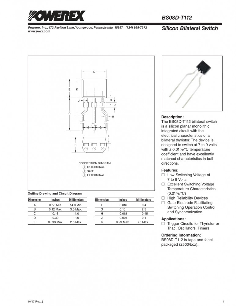 BS08D-T112 technical document page 1