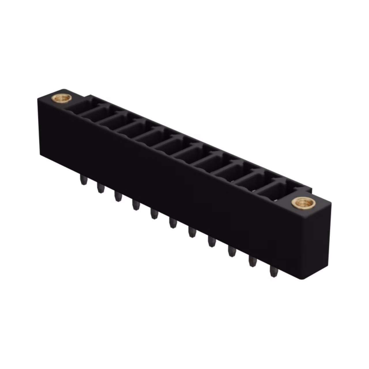 3.81mm Pitch Eurostyle Vertical PCB Header, with Threaded Retention Inserts, 11 Circuits for sale