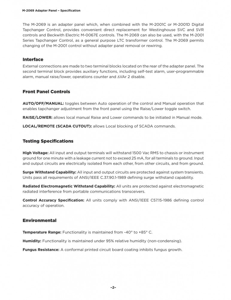 Technical document page 2
