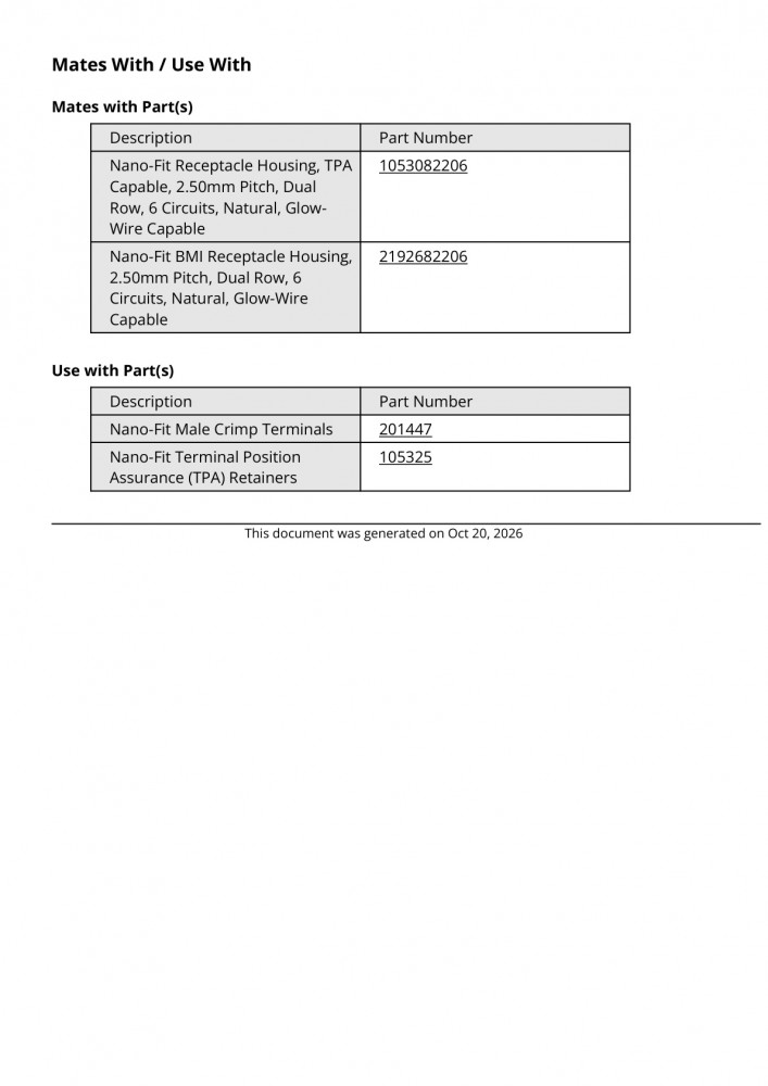 MOLEX 2245561306 technical document image, page 3