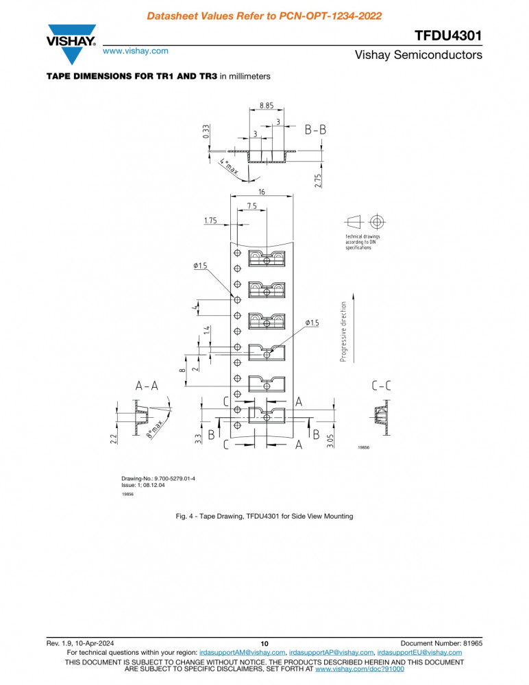 TFDU4301 datasheet page 10