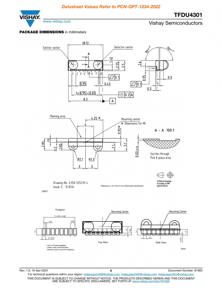 TFDU4301 datasheet page 8