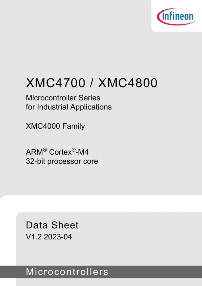 Infineon XMC4700 XMC4800 datasheet page 3
