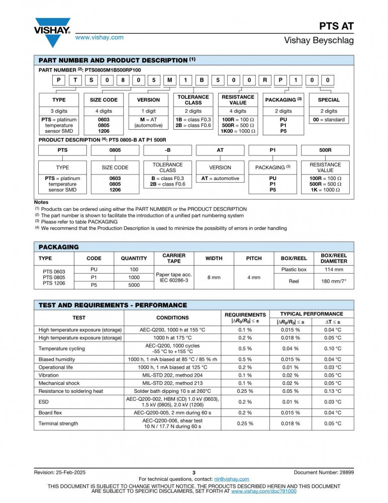 PTS RTD technical document page 3