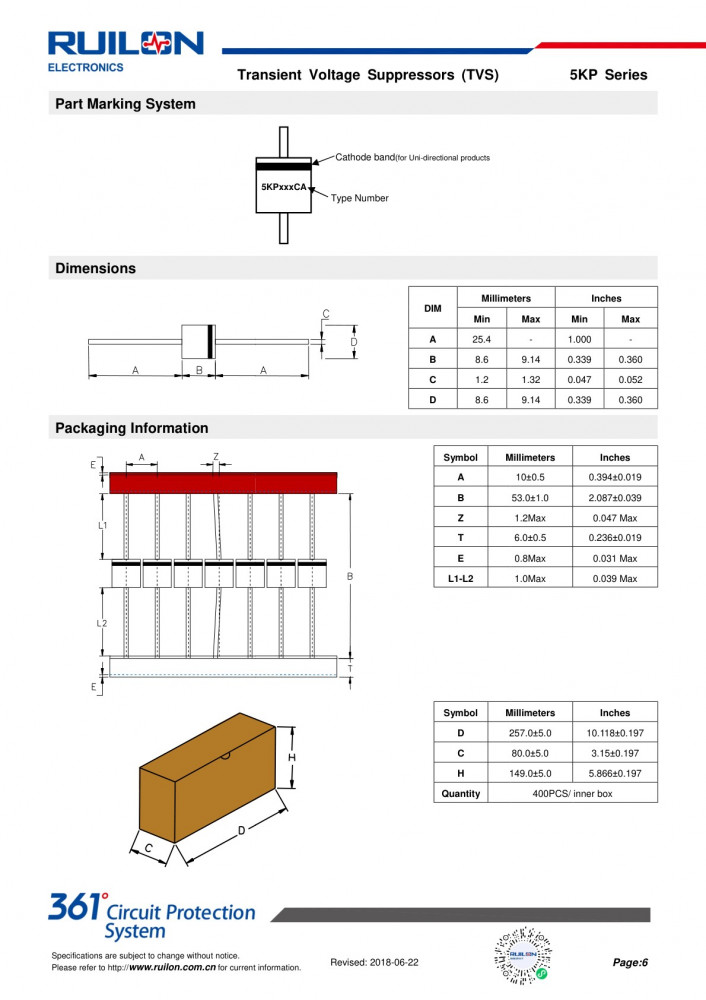 5KP Series datasheet page 6
