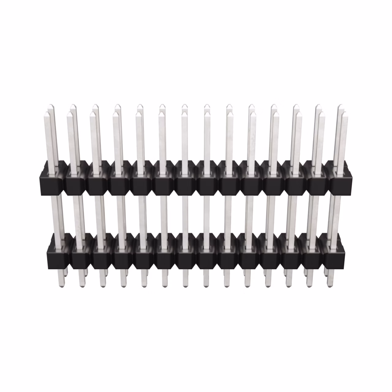 C-Grid Header, Through Hole, Dual Row Dual Body, Vertical, 2.50µm Tin (Sn) Plating, 12.10mm Stacking Height, Tray Packaging, 28 Circuits, Lead-Free for sale